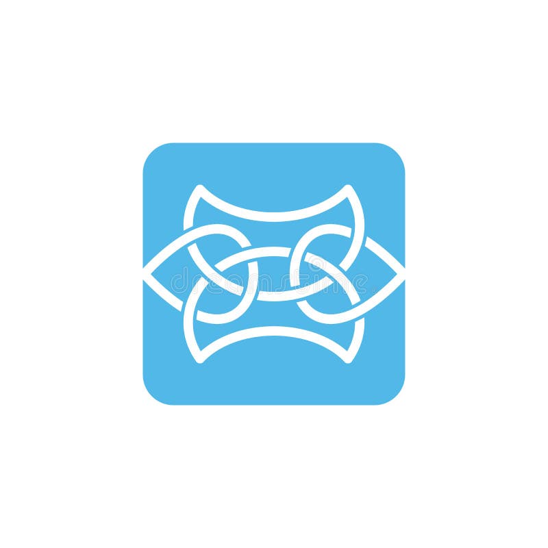 Square Box Shape Style Modern Icon Logo Stock Vector - Illustration of ...