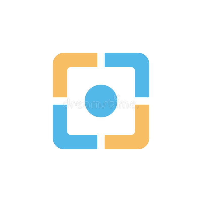 Square Box Shape Style Modern Icon Logo Stock Vector - Illustration of ...