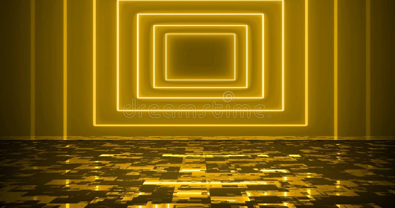 Square Boxes Animating in and Out Appear Disappear Glowing Bg. Stock ...