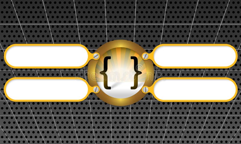 Square brackets stock illustration. Illustration of frame - 47288513