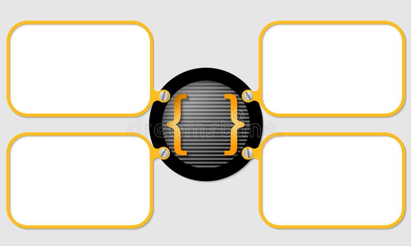 Square brackets stock vector. Illustration of graphic - 46863335