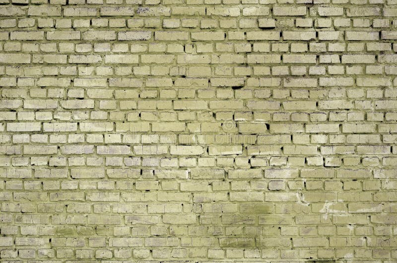 Square Brick Block Wall Background And Texture. Painted In Yello Stock ...