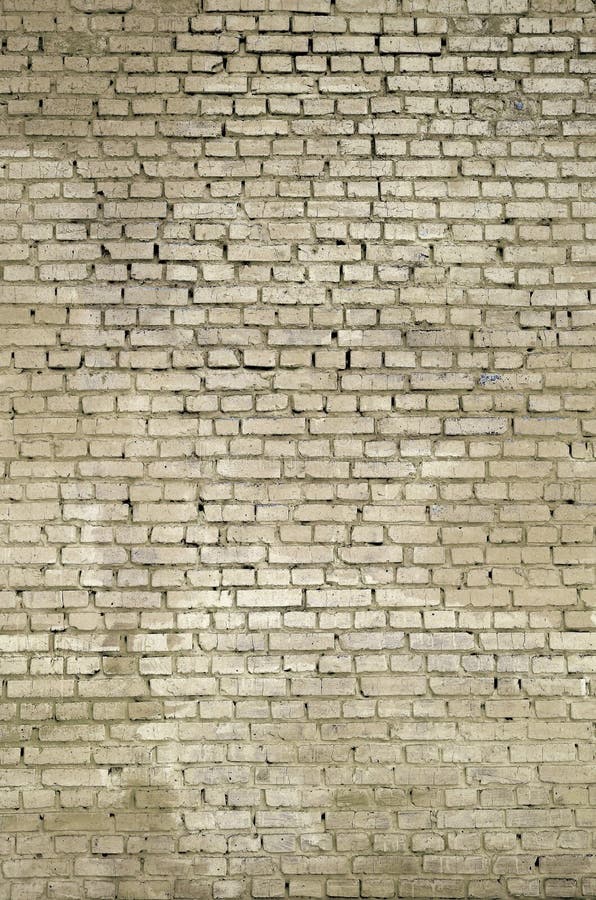 Square Brick Block Wall Background and Texture. Painted in Yello Stock ...