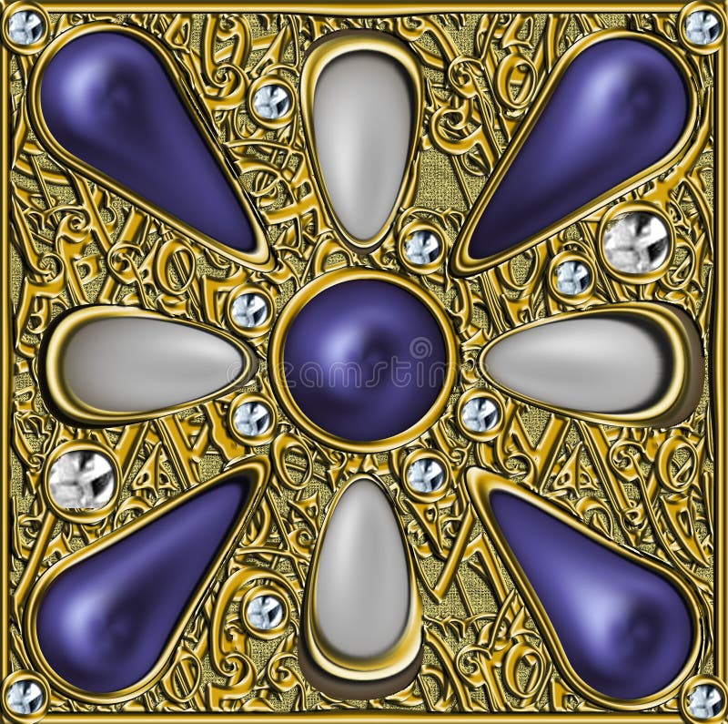 Square Pearls Buttons stock vector. Illustration of pearls - 3042444