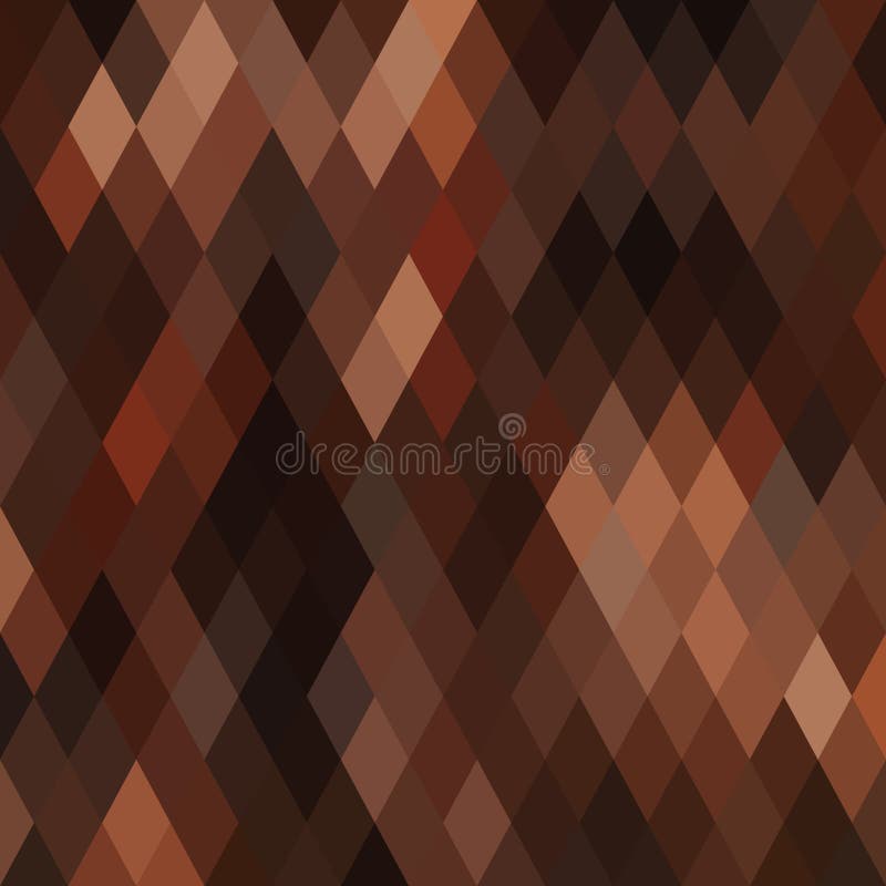 Square Brown Mosaic Background Stock Vector - Illustration of banner ...
