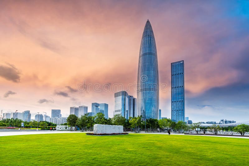 Square and Building in City of China Editorial Stock Image - Image of ...