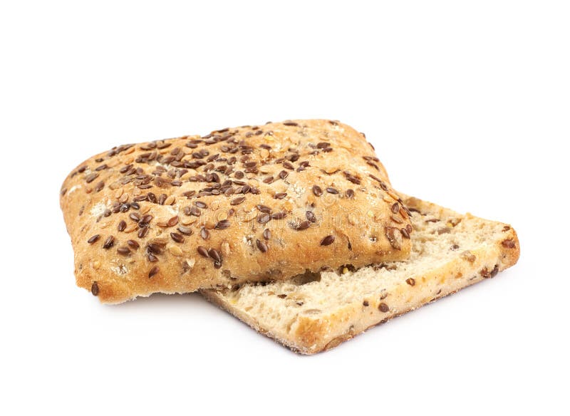 Square Burger Bread Isolated Stock Photo - Image of food, grain: 92011202