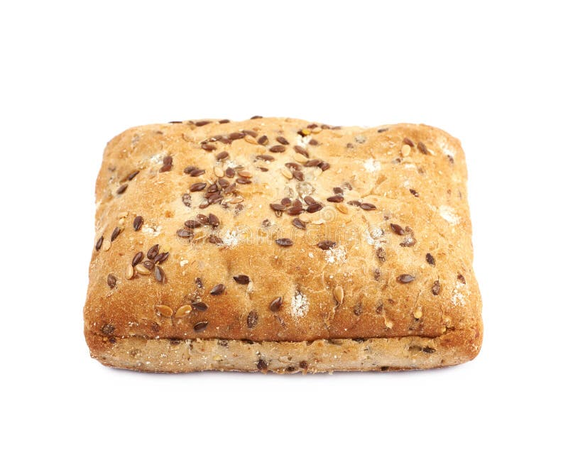 Square Burger Bread Isolated Stock Image - Image of isolated, sliced ...