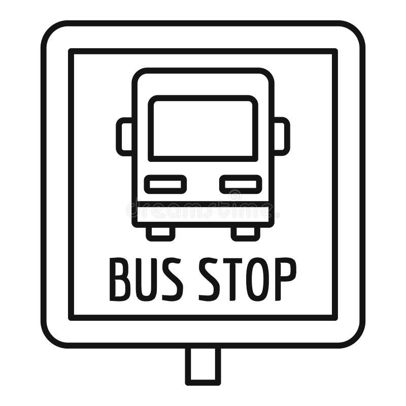 Bus Stop Sign European Stock Illustrations – 127 Bus Stop Sign European ...