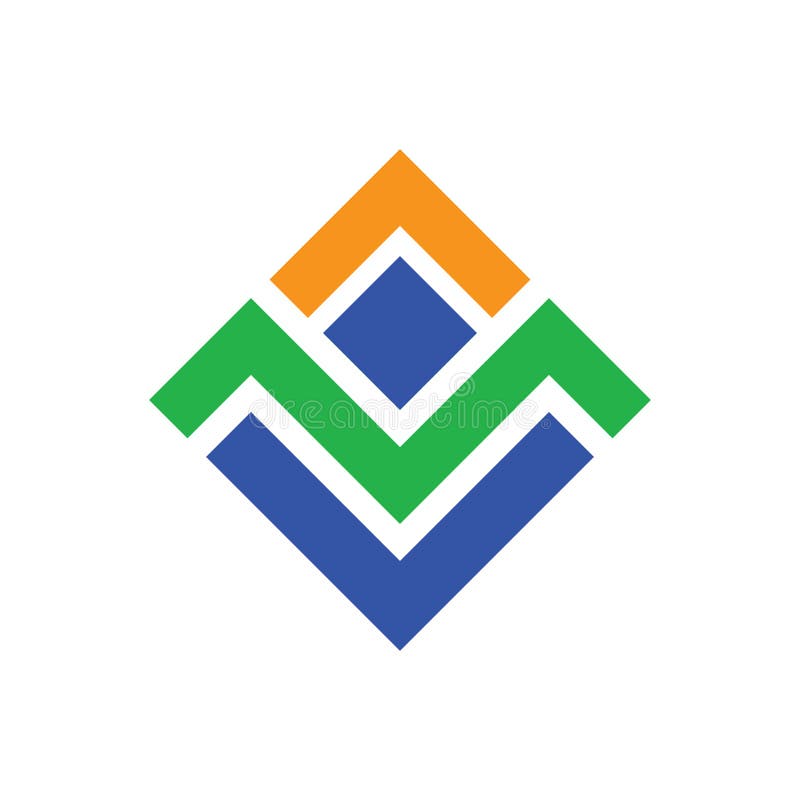 Square Business Finance Logo Stock Vector - Illustration of circle ...