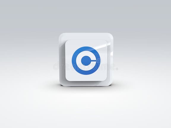 Coinbase Icon in White Background Editorial Stock Image - Illustration ...