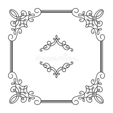 Square Certificate Frame Stock Illustrations – 11,447 Square ...