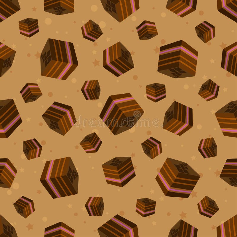Square Candy Seamless Pattern Background Stock Vector - Illustration of ...