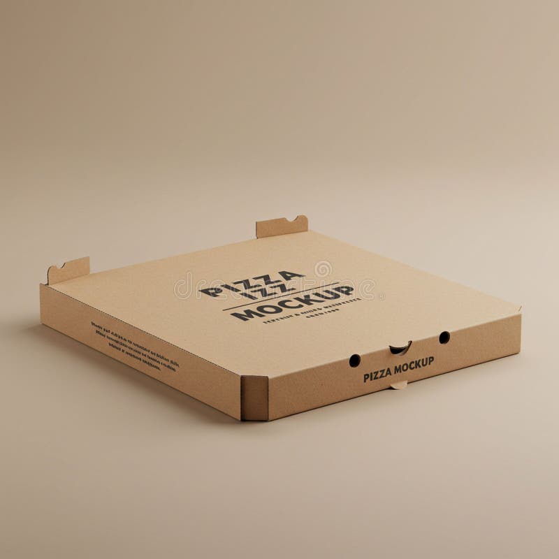 Black Pizza Box Packaging Mockup Stock Illustrations – 229 Black Pizza ...