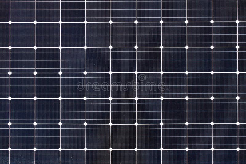 Square Cells of Solar Panel Stock Image - Image of consumption, green ...