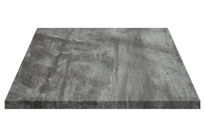 Square Cement and Concrete Plate Isolated on White Stock Image - Image ...