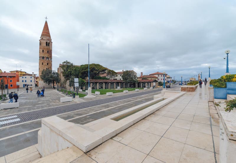 The Square in the Centre of Caorle Editorial Photography - Image of ...