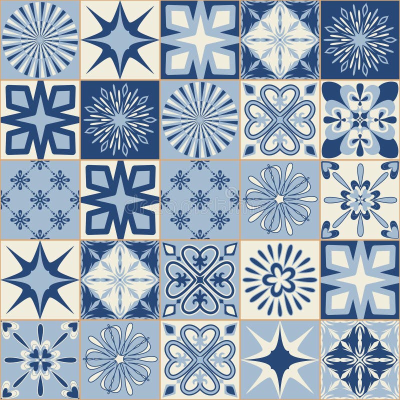 Square Ceramic Tile, Azulejo Vintage Spanish Style, Several Different ...