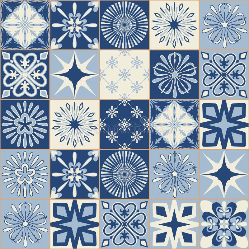 Square Ceramic Tile, Azulejo Vintage Spanish Style, Several Different ...
