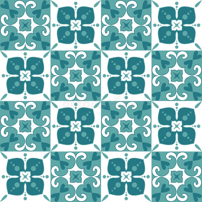 Square Ceramic Tile Mint Green in Spanish Portuguese Style for ...
