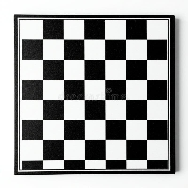 Square Chessboard with an 8x8 Grid, Alternating between Black and White ...