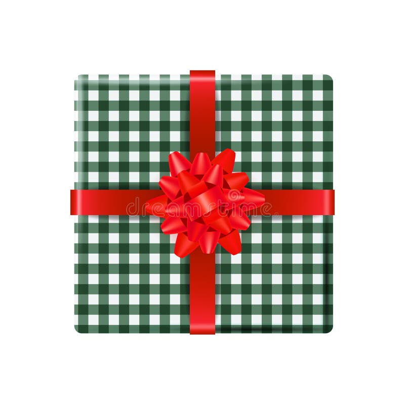 Square Christmas Gift Composition Stock Illustration - Illustration of ...
