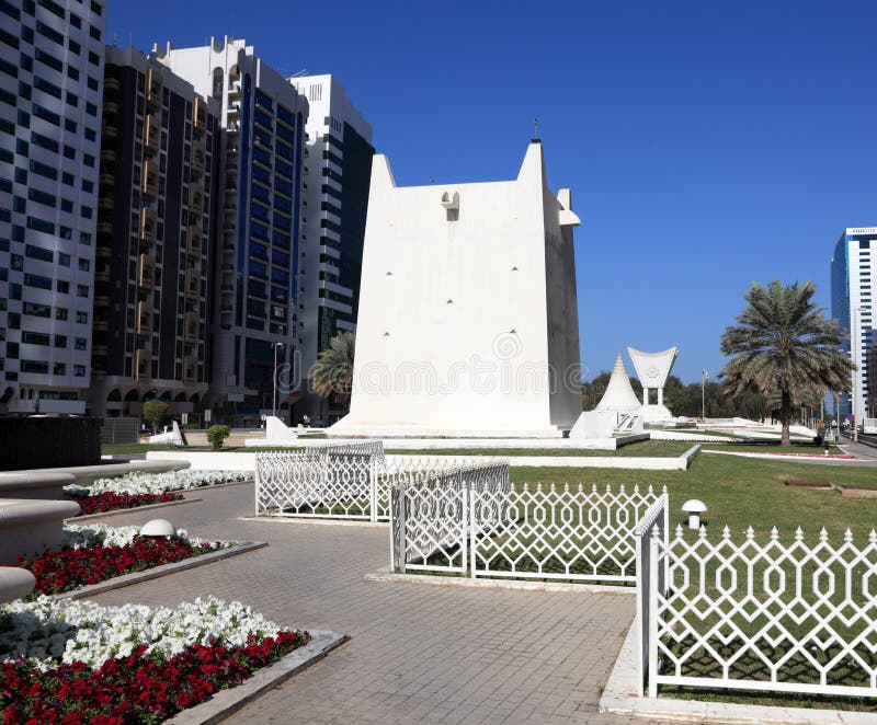 Square in the City of Abu Dhabi Stock Image - Image of united, historic ...