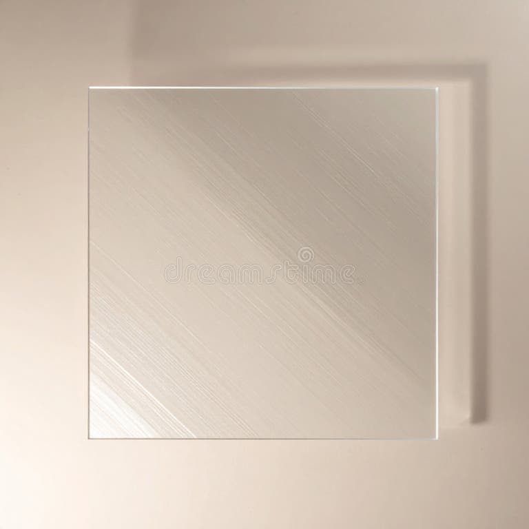 Square Clear Glass Texture with Subtle Scratches and Neutral Background ...