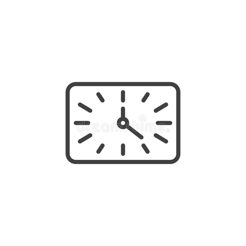 Square Clock Stock Illustrations – 17,632 Square Clock Stock ...