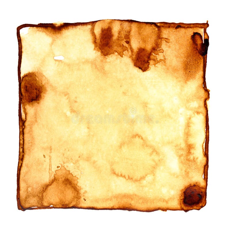 Square coffee stain stock illustration. Illustration of grunge - 82646143