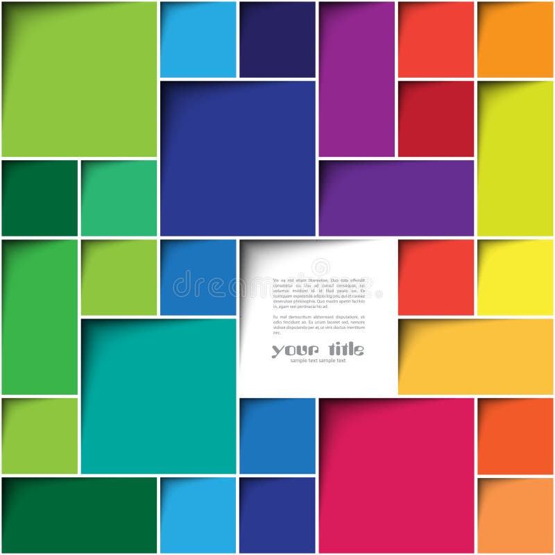 Vector Abstract Squares Background Illustration Stock Vector ...