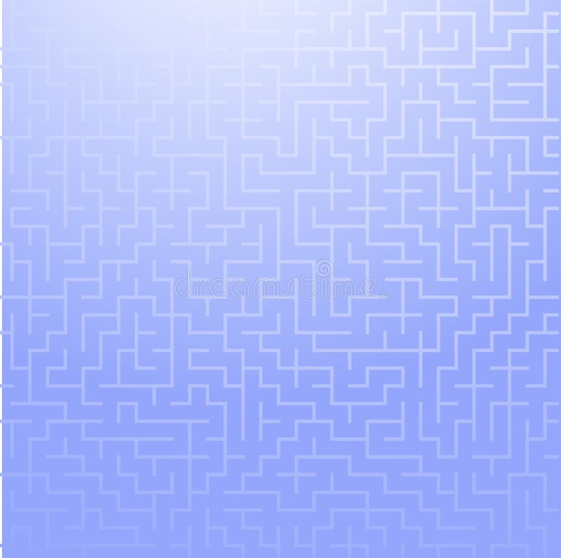 Square Color Maze Pattern. Simple Flat Vector Illustration Stock Vector ...