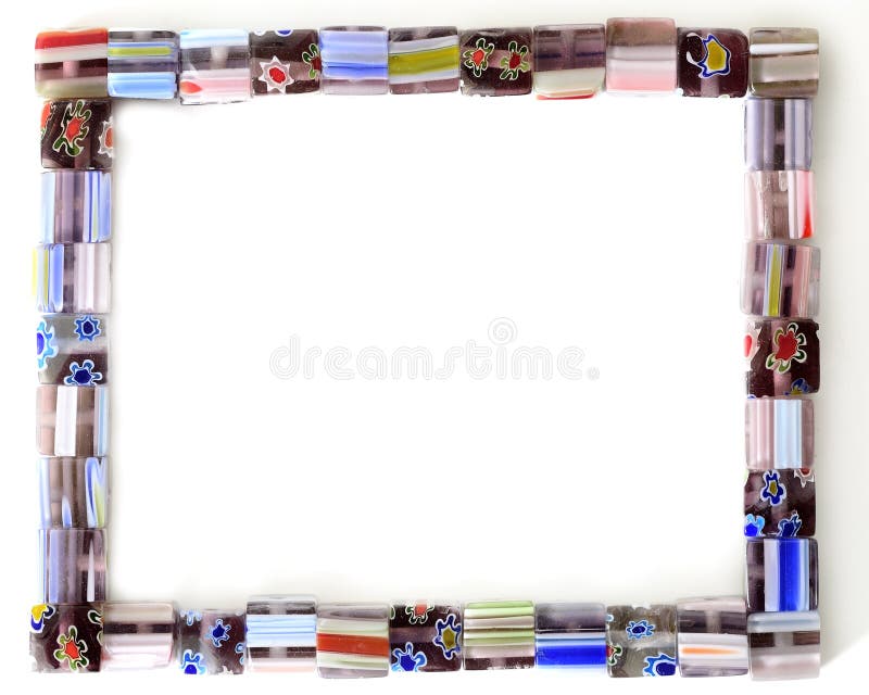 Square Colorful Bead Frame stock image. Image of fashion - 29541667