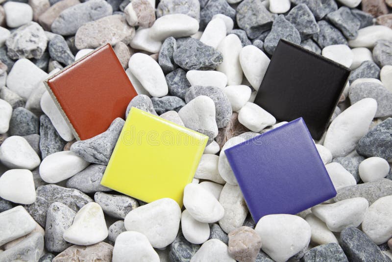 Square colors stock image. Image of pebbles, detail, bucket - 28224841