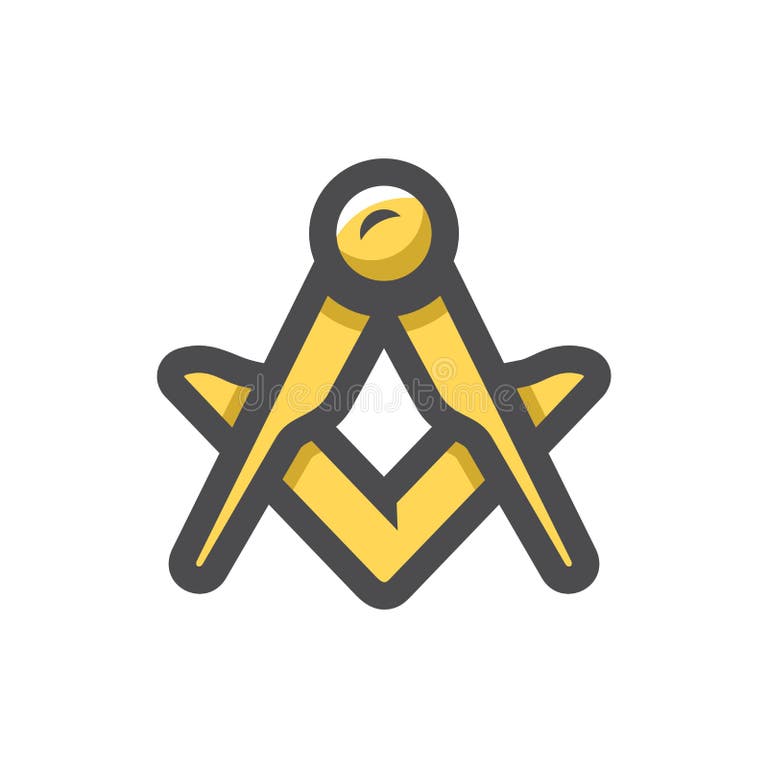 Square and Compass Vector Icon Cartoon Illustration Stock Vector ...