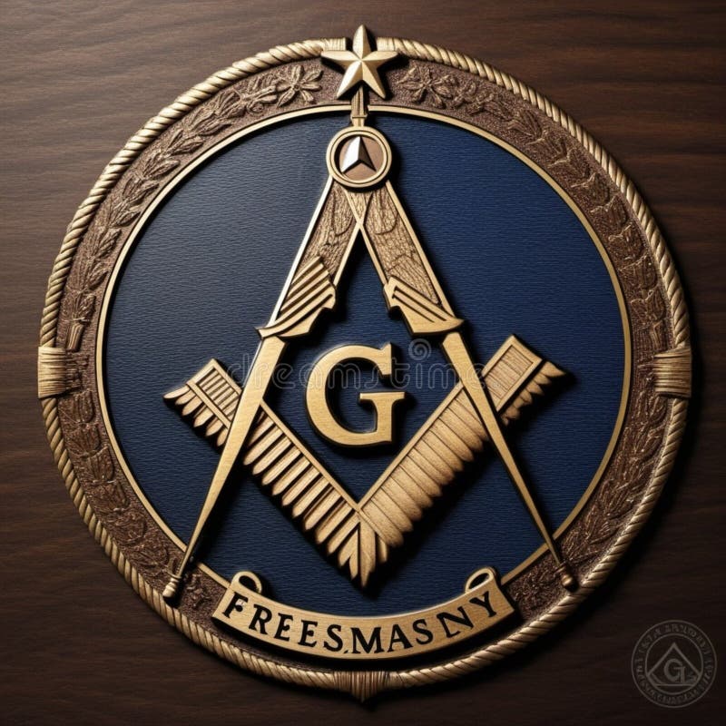 The Square and Compasses, Square and Set of Compasses Joined. Symbol of ...