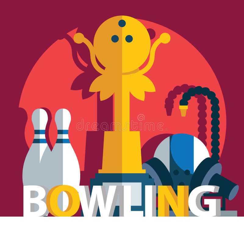 Bowling winner stock illustration. Illustration of action - 23004655