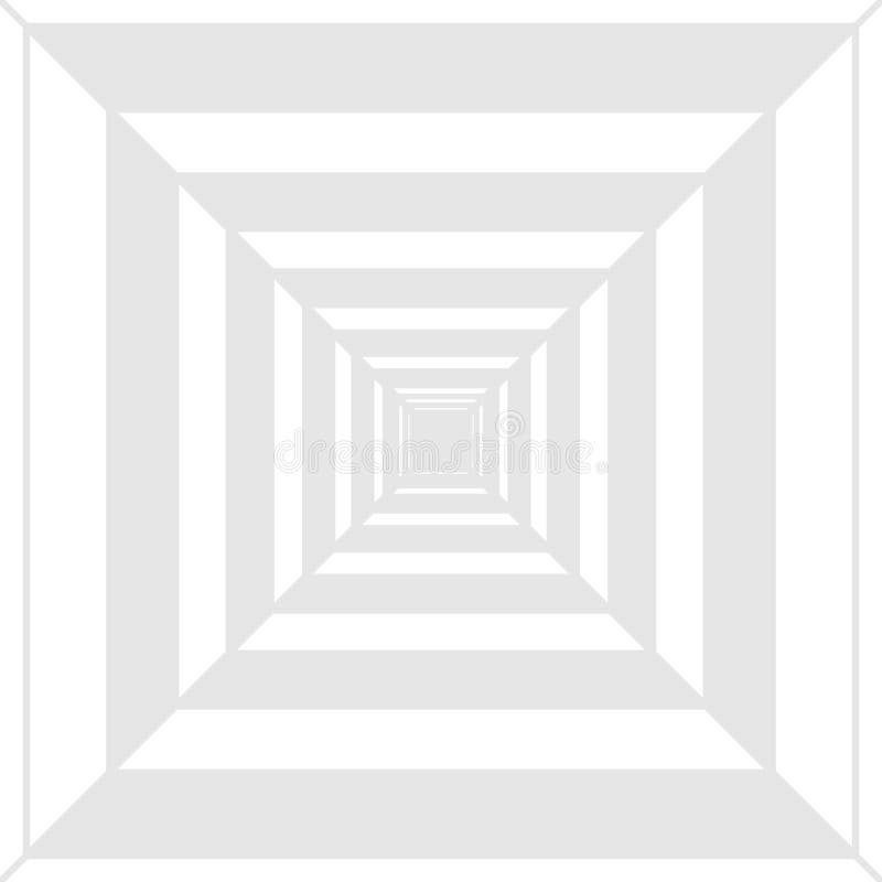 Square Concentric Pattern in Alternating Color Representing Depth ...