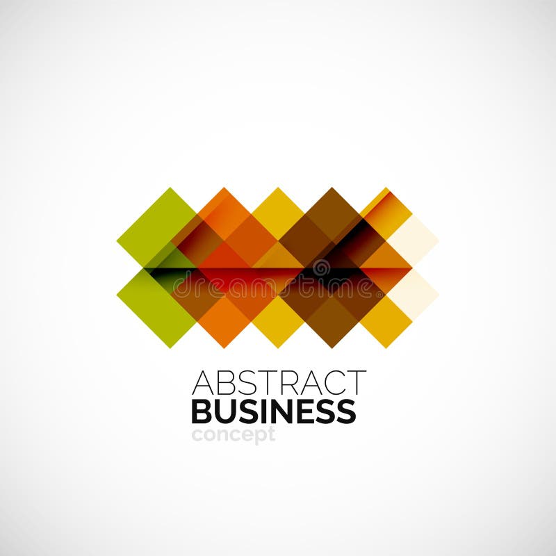 Square Concept, Company Logo Design Element Stock Vector - Illustration ...