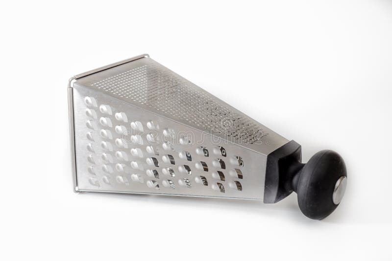 Square, Cone-shaped Grater for Vegetables on a White Background ...