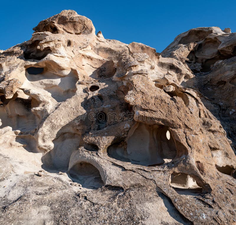 Square Crop Rock Formation in the Idaho Desert Stock Photo - Image of ...
