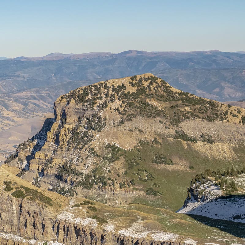 Square Crop Scenic View of Summit of Mount Timpanogos, Utah Stock Image ...