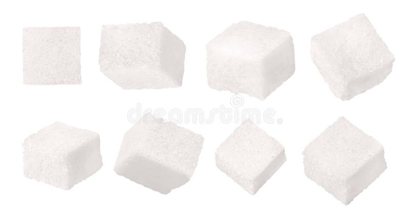 Square Cubes of Sugar Blocks Stock Image - Image of sugar, studio ...