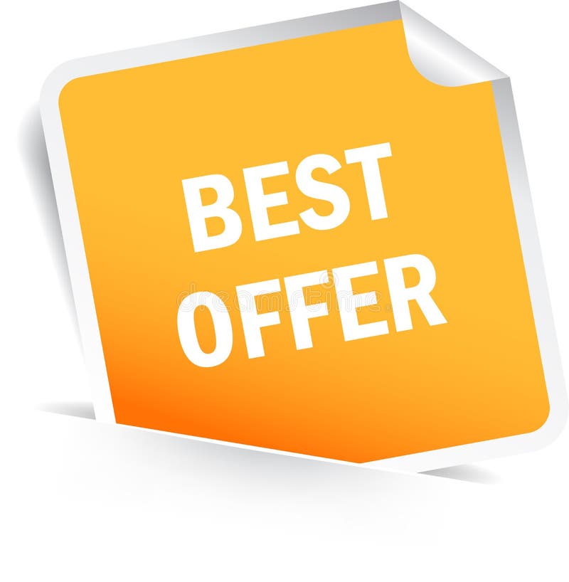 Best Offer vector sticker stock illustration. Illustration of apply ...
