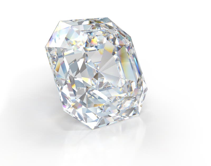 Square cut diamond stock illustration. Illustration of cutting - 233236905