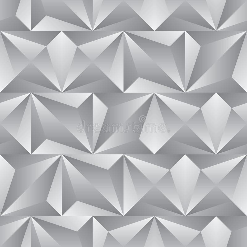 Square Cut Grey Seamless Pattern Stock Vector - Illustration of fabric ...