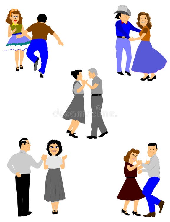 Square Dance Stock Illustrations – 8,276 Square Dance Stock ...