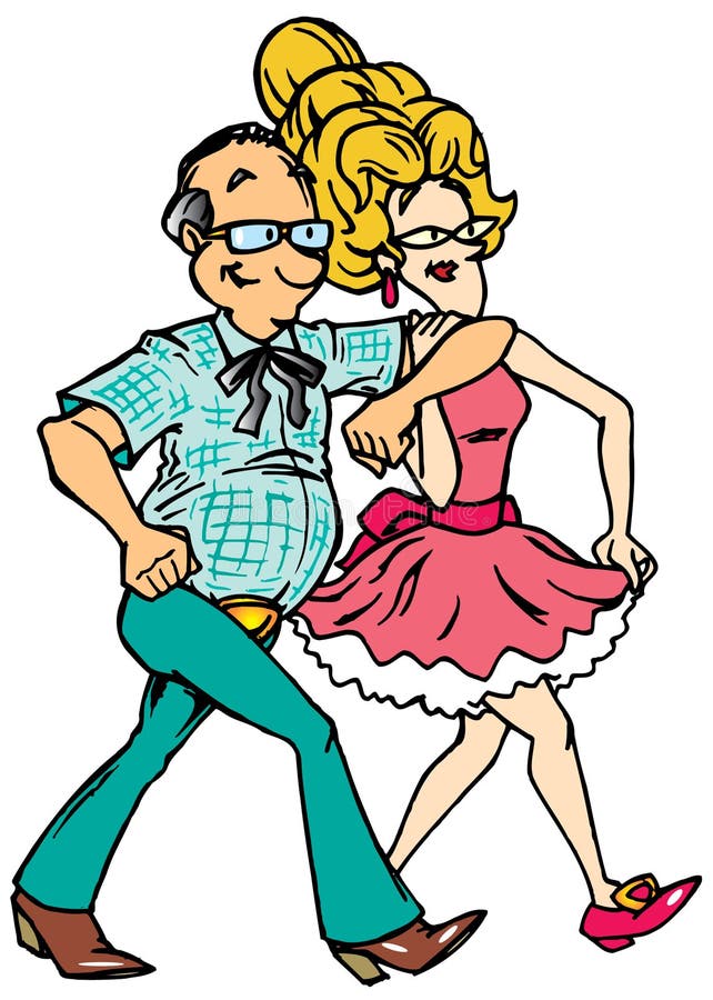 Square Dancing stock vector. Illustration of couple, vector - 5638880