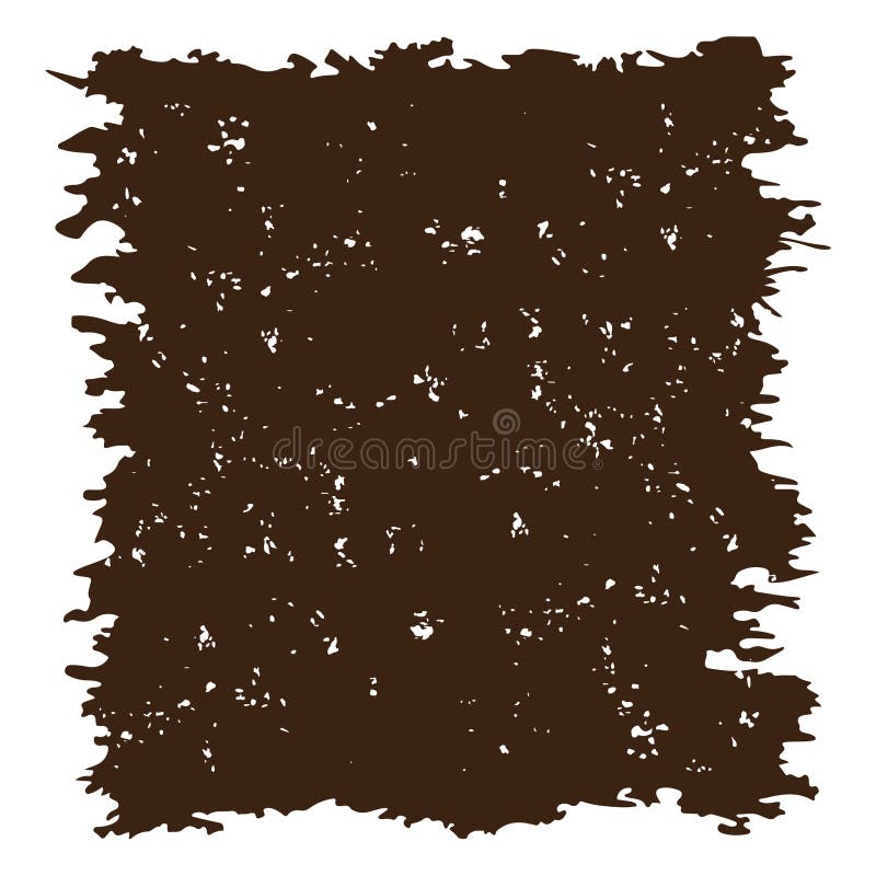 Square Dark Brown Rustic Rough Torn Paper Frame Background Vintage ...