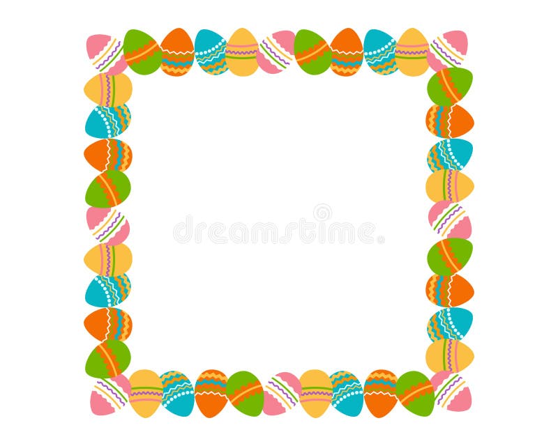 Square Easter Border Stock Illustrations – 2,710 Square Easter Border ...
